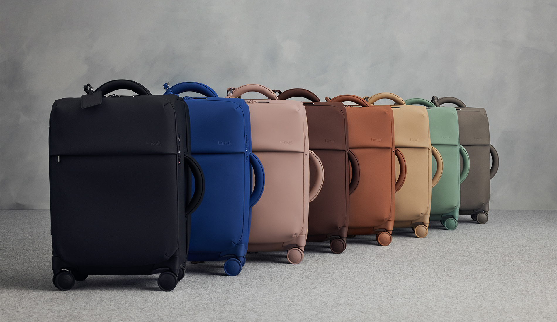 Cabin, medium stay, and long stay suitcases I Lipault suitcases